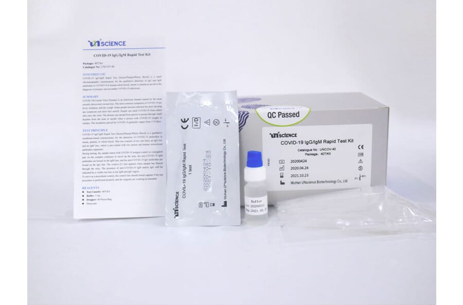 COVID-19 Rapid Test Kit IgG + IgM (Colloidal Gold) (A122152) COVID-19 Rapid Test Kit IgG + IgM (Colloidal Gold) (A122152)